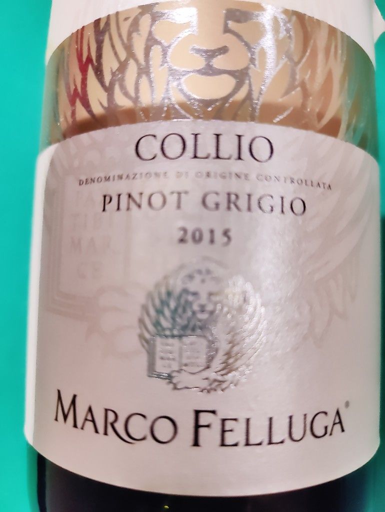 2020 Marco Felluga Collio Pinot Grigio, Italy, Friuli-Venezia Giulia ...