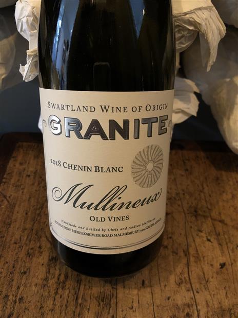 2018 Mullineux Chenin Blanc Granite, South Africa, Coastal Region, Swartland - CellarTracker