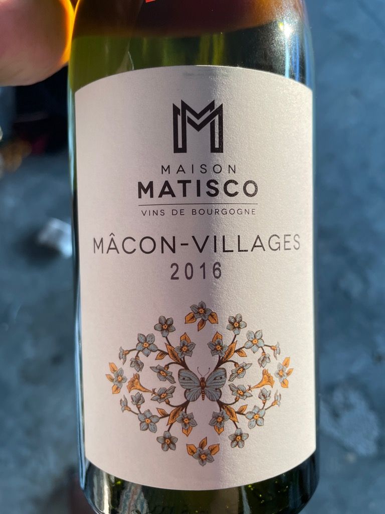 2015 Maison Matisco Mâcon-Villages, France, Burgundy, Mâconnais, Mâcon ...