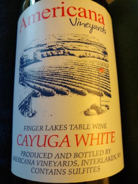 NV Americana Vineyards Cayuga White, USA, New York, Finger Lakes ...