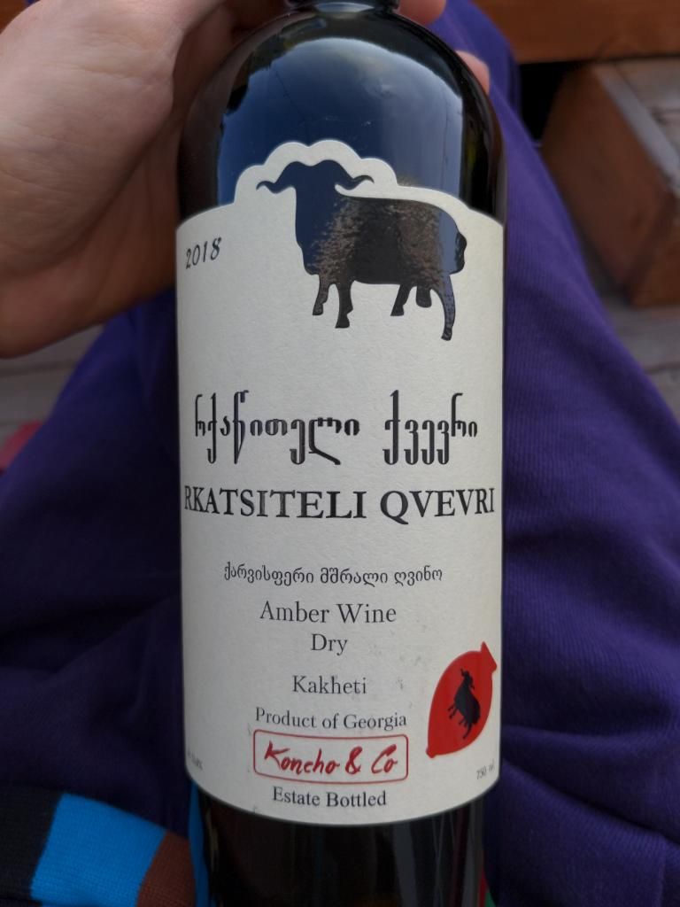 2019 Koncho Winery Rkatsiteli Qvevri, Georgia, Kakheti, Kvareli ...