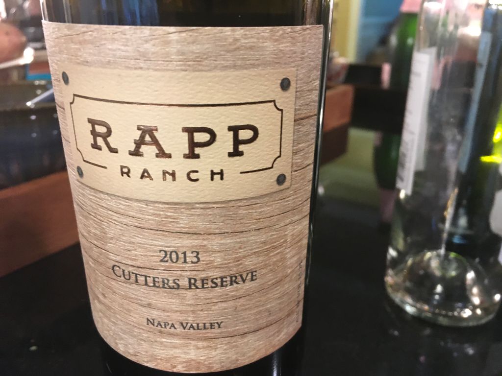 2013 Rapp Ranch Cutters Reserve, USA, California, Napa Valley ...