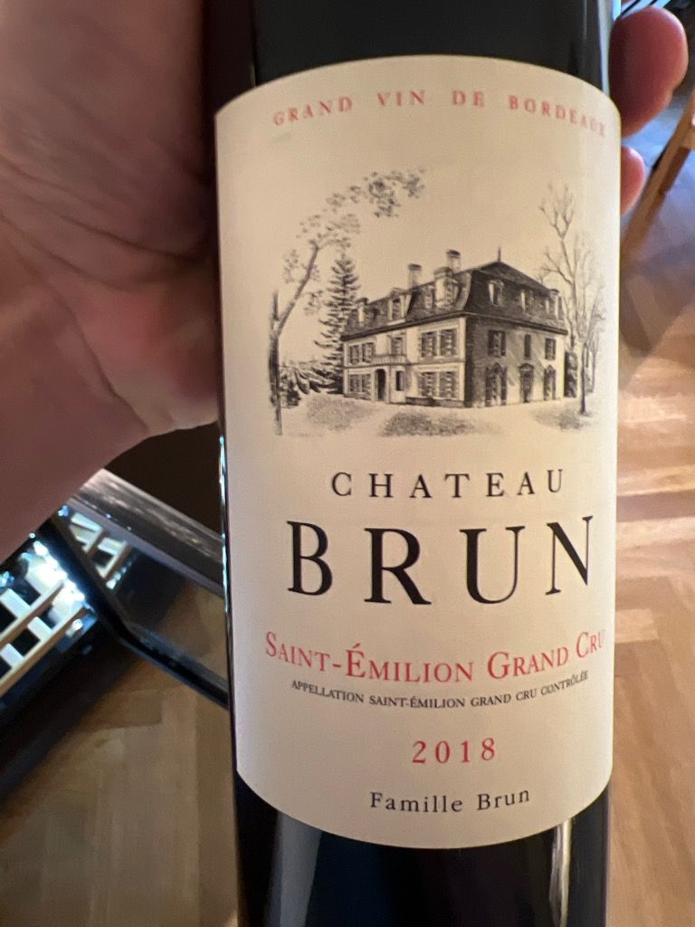 2020 Château Brun, France, Bordeaux, Libournais, St. Émilion Grand Cru ...