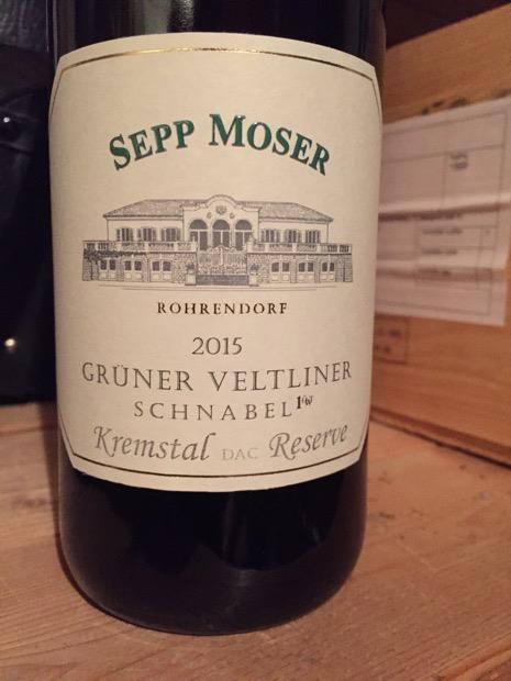 2020 Sepp Moser Grüner Veltliner 1ÖTW Reserve Schnabel Kremstal ...