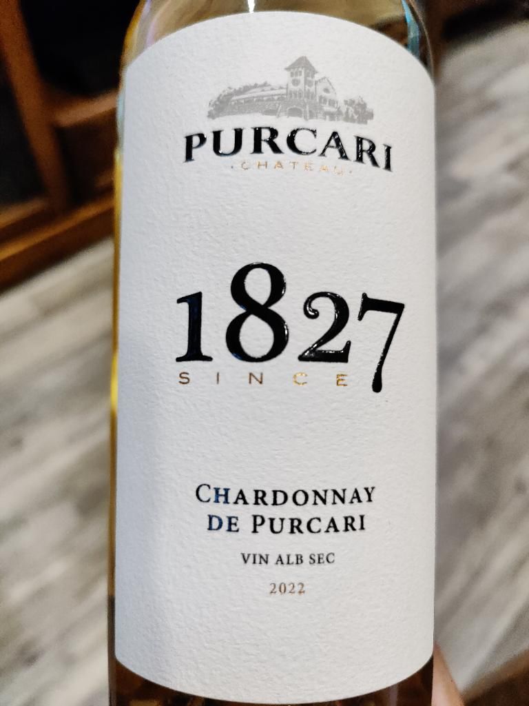 2023 Purcari 1827 Chardonnay de Purcari, Moldova, Ștefan Vodă Region ...