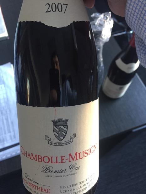 2007 Domaine Bertheau (Pierre et François) Chambolle-Musigny 1er Cru ...
