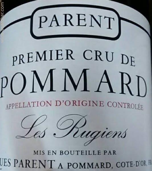 2020 Jacques Parent Pommard 1er Cru Les Rugiens, France, Burgundy, Côte ...