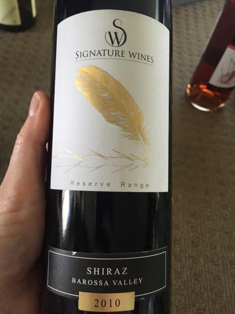 2010 Signature Wines Shiraz Reserve Range, Australia, South Australia ...