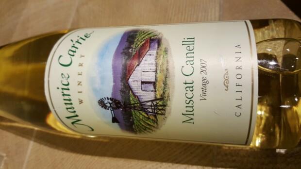 2000 Maurice Carrie Muscat Canelli, USA, California, South Coast ...