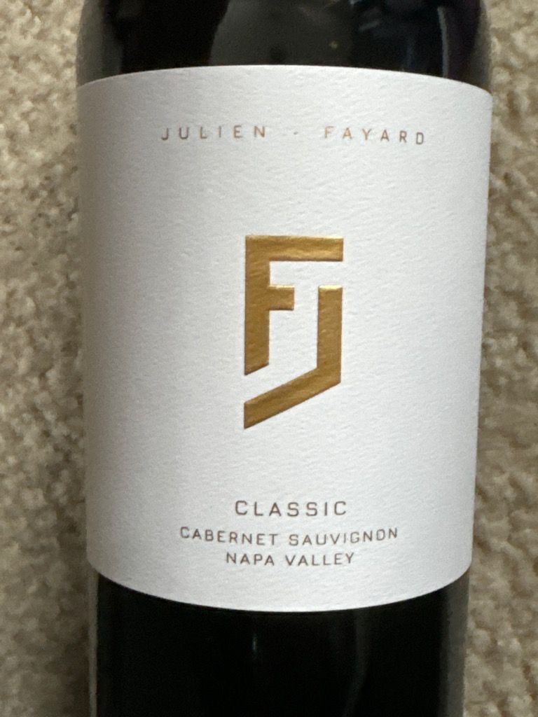 2022 Julien Fayard Cabernet Sauvignon Classic, USA, California, Napa ...