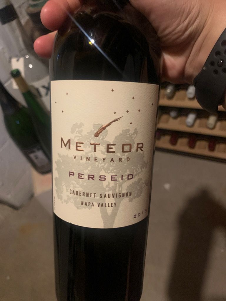 2019 Meteor Vineyard Cabernet Sauvignon Perseid, USA, California, Napa ...