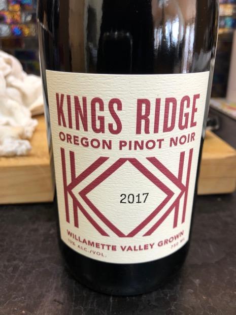 2017 Union Wine Company Pinot Noir Kings Ridge, USA, Oregon, Willamette ...