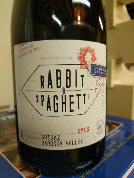 2016 Adam Barton Shiraz Rabbit & Spaghetti Barossa Valley, Australia ...