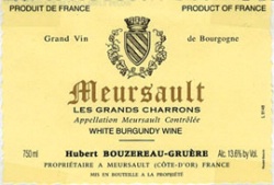 2021 Hubert Bouzereau-Gruère et Filles Meursault Les Grands Charrons ...