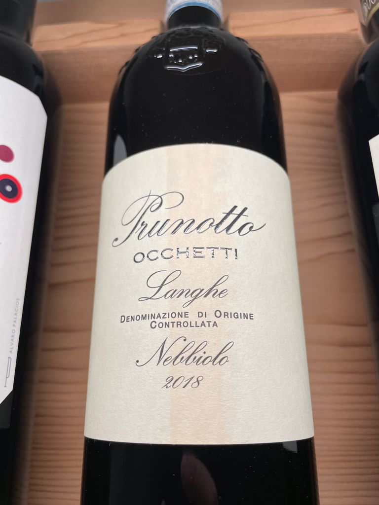 2018 Prunotto Nebbiolo d'Alba Occhetti, Italy, Piedmont, Alba, Nebbiolo ...