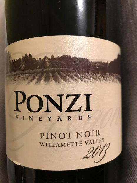 2016 Ponzi Vineyards Pinot Noir Classico, USA, Oregon, Willamette ...