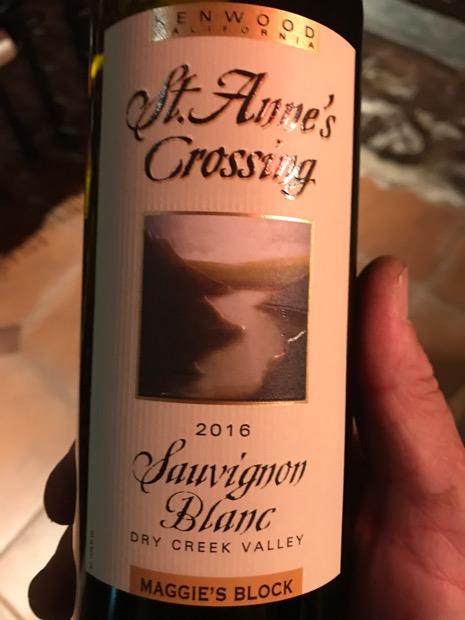 2015 St. Anne's Crossing Sauvignon Blanc Maggie's, USA, California ...