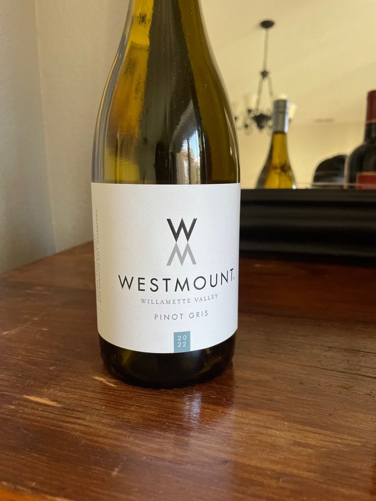 2022 Westmount Pinot Gris, USA, Oregon, Willamette Valley - CellarTracker