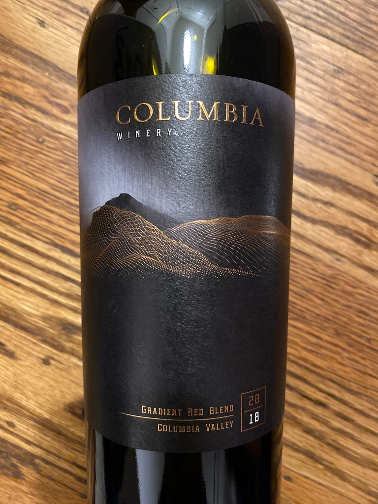 2018 Columbia Winery Gradient Red Blend, USA, Washington, Columbia ...