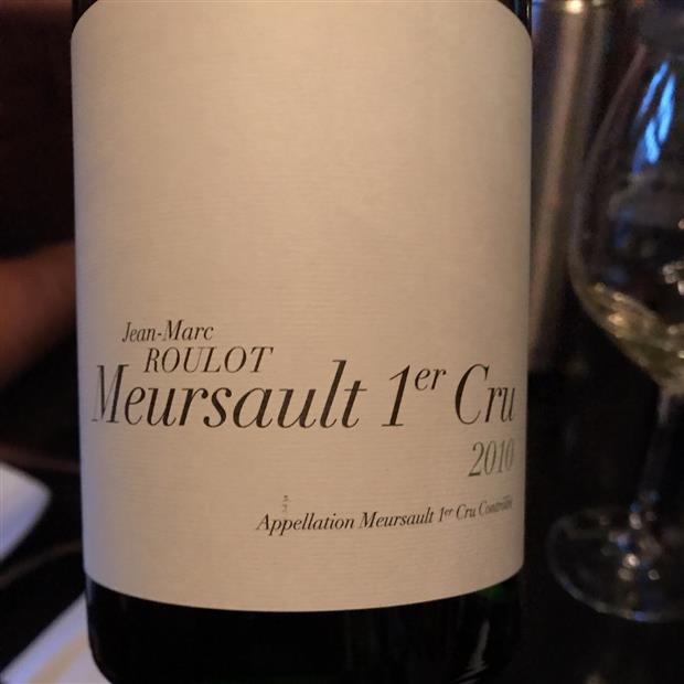 2010 Jean-Marc Roulot Meursault 1er Cru, France, Burgundy, Côte de ...
