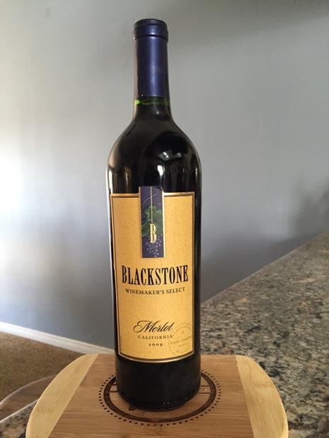 2009 Blackstone Winery Merlot California, USA, California - CellarTracker