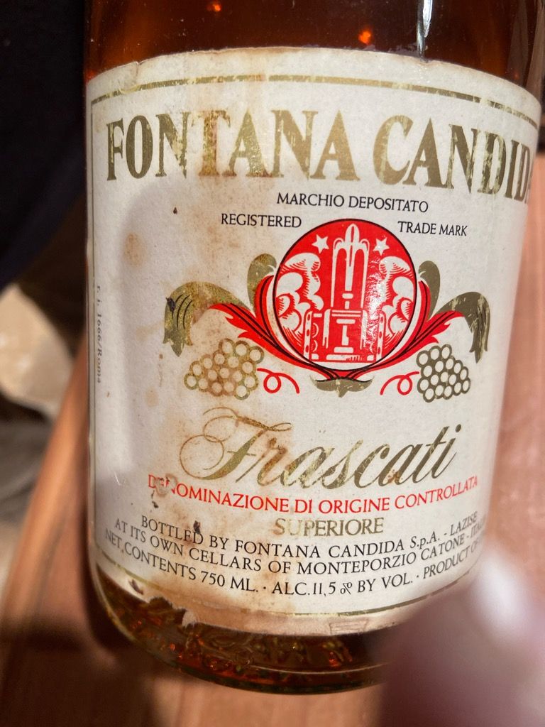 1984 Fontana Candida Frascati, Italy, Latium, Frascati - CellarTracker
