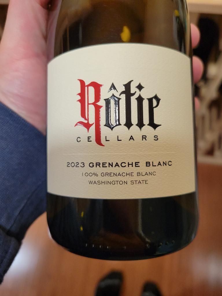 2023 Rôtie Cellars Grenache Blanc, USA, Washington, Columbia Valley ...