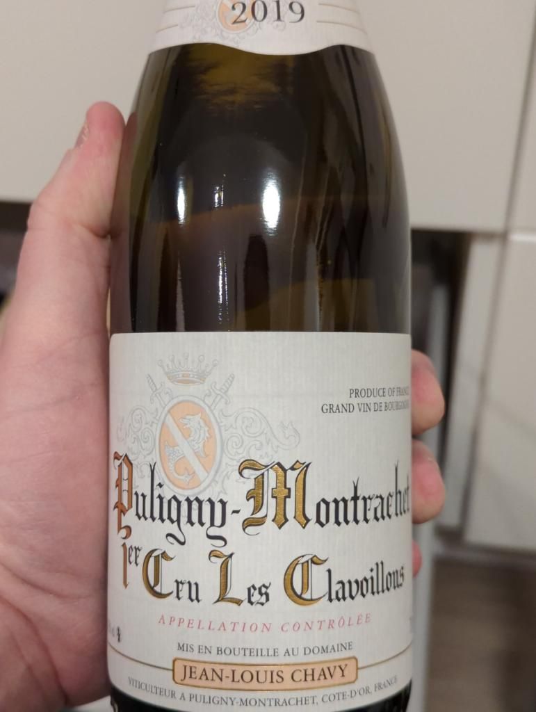 2019 Jean-Louis Chavy Puligny-Montrachet 1er Cru Les Clavoillons ...