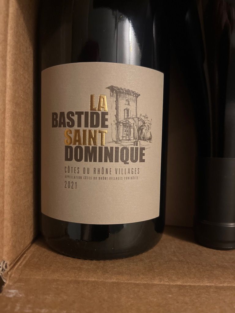 2021 La Bastide Saint-Dominique Côtes du Rhône Villages, France, Rhône ...