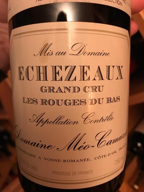 2003 Domaine Méo-Camuzet Echezeaux Les Rouges du Bas, France, Burgundy ...