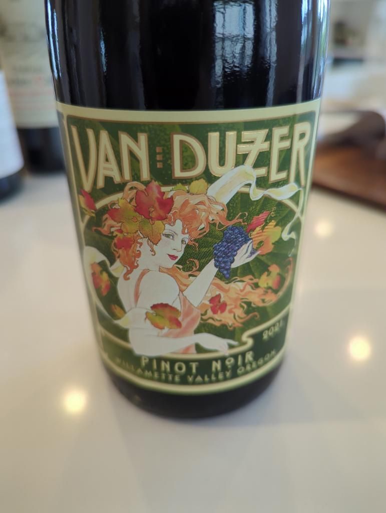 2021 Van Duzer Pinot Noir, USA, Oregon, Willamette Valley - CellarTracker