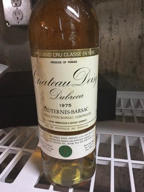 1975 Château Doisy-Dubroca, France, Bordeaux, Sauternais, Barsac ...