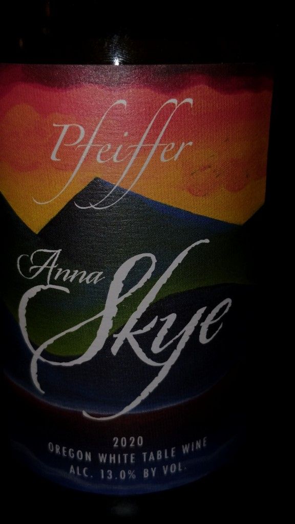 2019 Pfeiffer Vineyards Anna Skye, USA, Oregon - CellarTracker