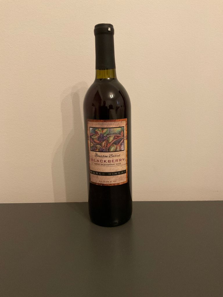 NV Huber Winery Blackberry Bourbon Barrel Blackberry, USA, Indiana ...