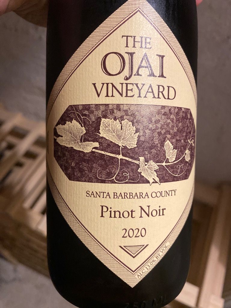 2020 Ojai Pinot Noir Pisoni Vineyard, USA, California, Central Coast ...