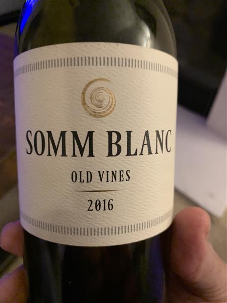 2016 William Sherer SOMM BLANC Old Vines, USA, California, Napa Valley ...