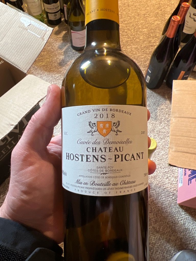 2018 Château Hostens-Picant Cuvée des Demoiselles, France, Bordeaux ...