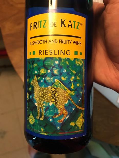 2021 Fritz de Katz Riesling, Germany, Rheingau - CellarTracker