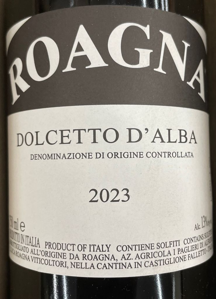 2023 Roagna Dolcetto d'Alba, Italy, Piedmont, Alba, Dolcetto d'Alba ...