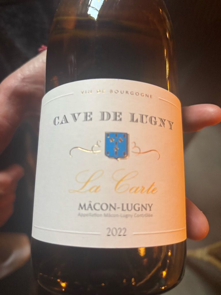 2022 Cave de Lugny Mâcon-Lugny La Carte, France, Burgundy, Mâconnais ...
