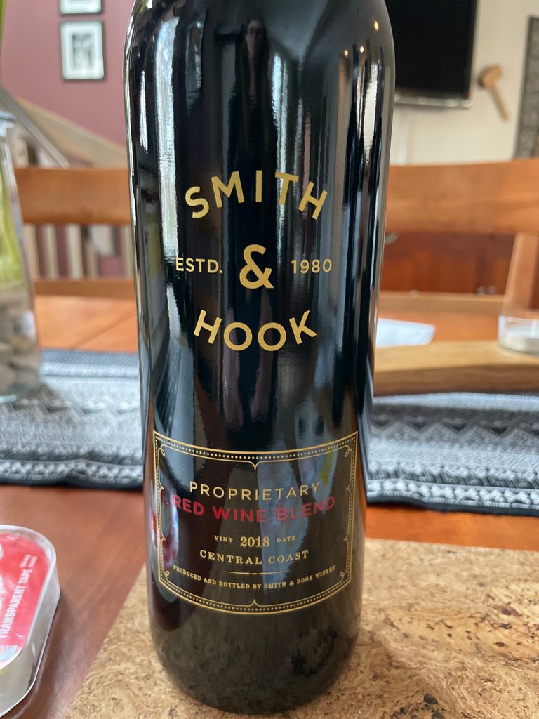 2016 Smith and Hook Red Wine, USA, California, Central Coast ...