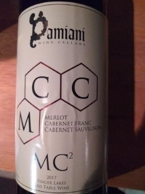 2017 Damiani Wine Cellars MC2, USA, New York, Finger Lakes, Seneca Lake ...