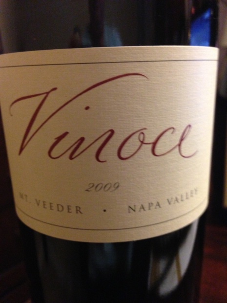 2009 Vinoce Cabernet Franc Mt. Veeder, USA, California, Napa Valley, Mt ...
