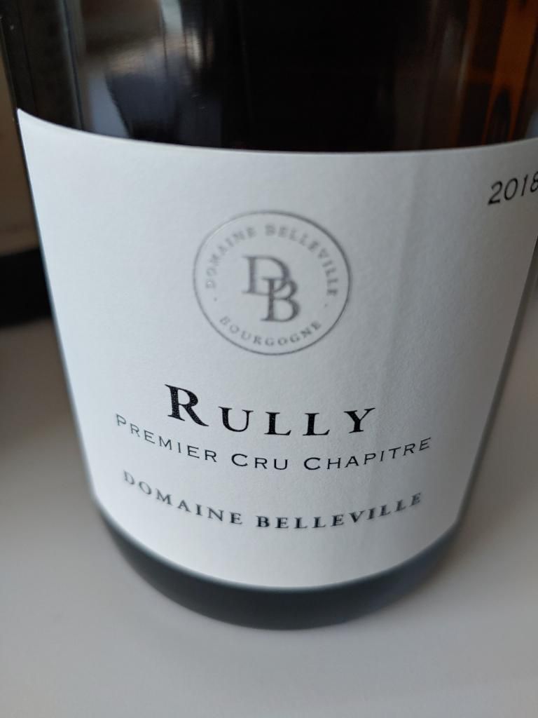 2021 Domaine Belleville Rully 1er Cru Chapitre Blanc, France, Burgundy ...