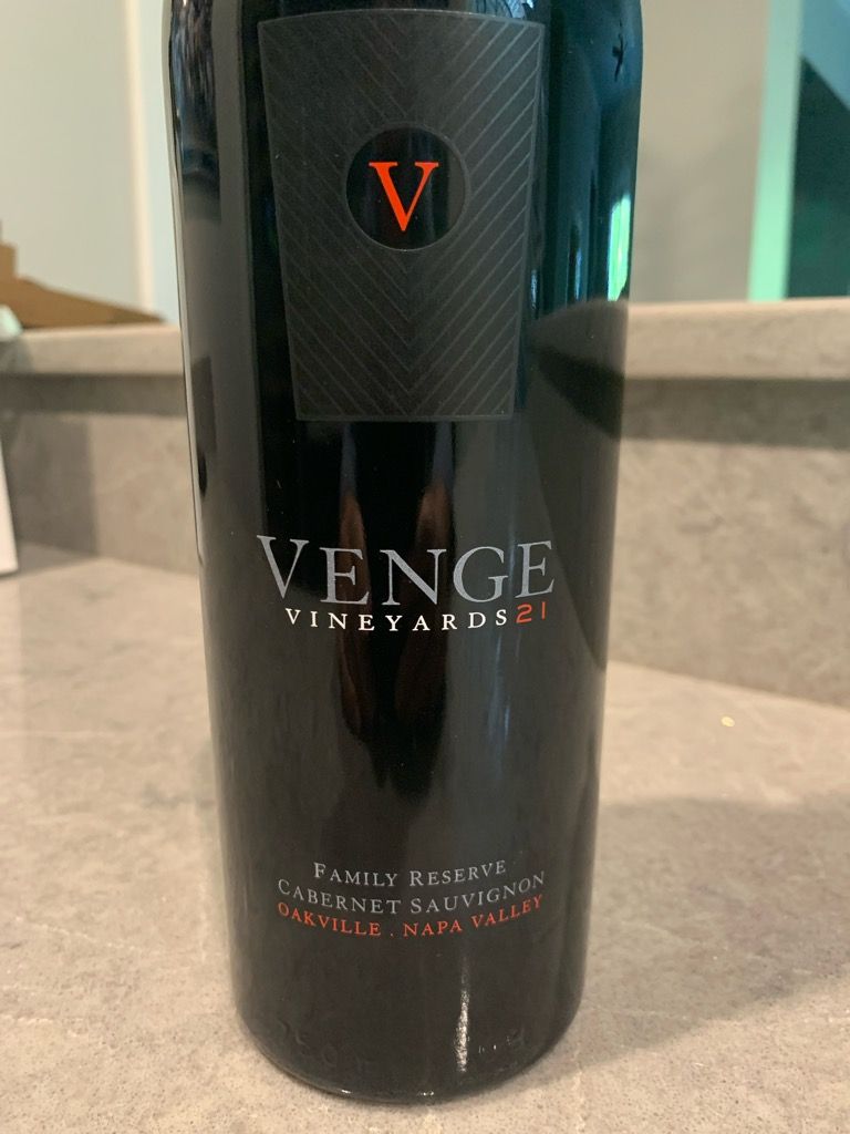 2021 Venge Vineyards Cabernet Sauvignon Family Reserve, USA, California ...