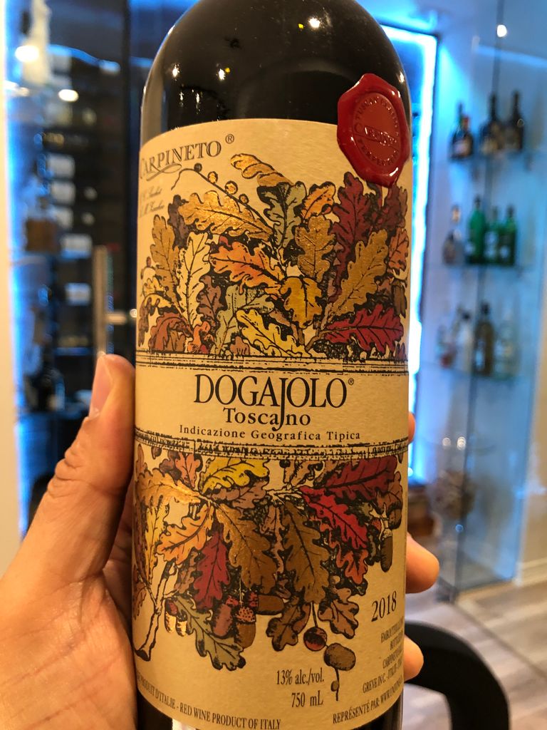 2018 Carpineto Dogajolo Rosso Toscana IGT, Italy, Tuscany, Toscana IGT ...