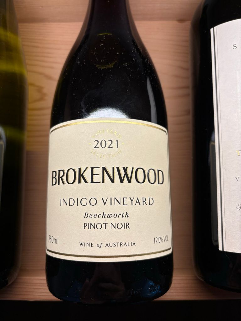 2021 Brokenwood Pinot Noir Indigo Vineyard, Australia, Victoria, North ...