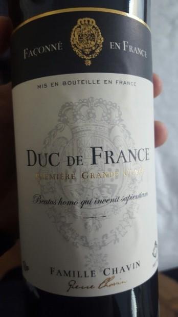 2014 Domaines Pierre Chavin Duc De France Premier Grande Cuvee, France ...