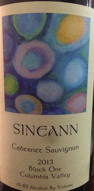 2013 Sineann Cabernet Sauvignon Block One, USA, Washington, Columbia ...