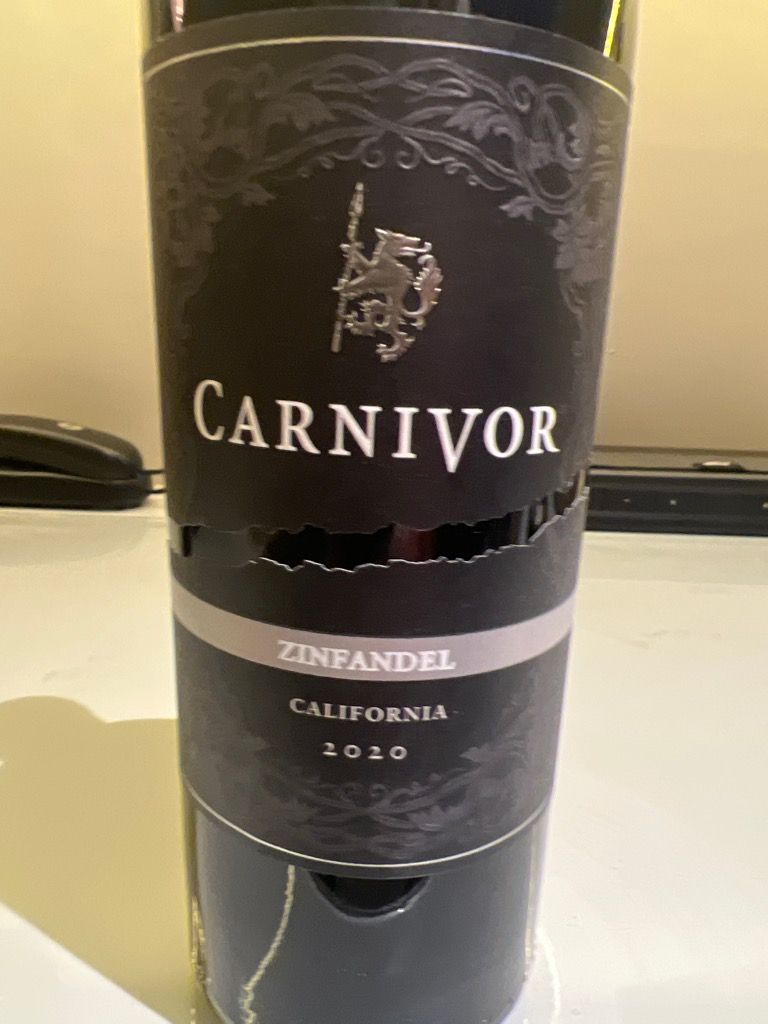 2020 Carnivor Zinfandel, USA, California - CellarTracker